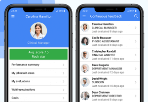 Simple Employee Performance Management System Mobile App - iPhone | Android