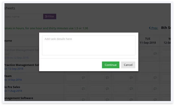 Online Timesheet Management App on the Cloud - Android & iPhone